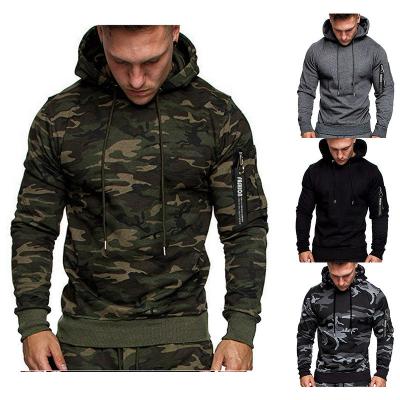 China 2023 men's fashion camouflage sweatshirt hooded sweater long sleeve coat Breathable for sale