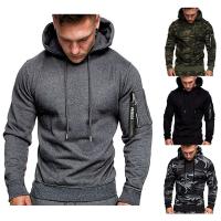 China 2023 men's fashion camouflage sweatshirt hooded sweater long sleeve coat Breathable for sale
