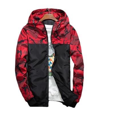 China Loose Fit Men's Slim Coat with Camouflage Pattern and Raccoon Decoration for sale