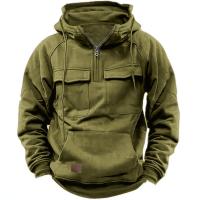 China Solid Color Men's Pullover Hoodie Casual Sweatshirt Coat for Autumn and Winter R for sale