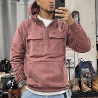 China Solid Color Men's Pullover Hoodie Casual Sweatshirt Coat for Autumn and Winter R for sale