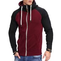 China Unlined Men's Fitness Sweater for Youth Popularity in Casual Raglan Sleeve Design for sale