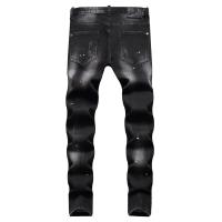 China Color Blocking Print Pattern Men's Denim Jeans for Custom Logo and Hand Drawn Design for sale