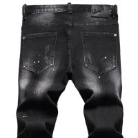 China Color Blocking Print Pattern Men's Denim Jeans for Custom Logo and Hand Drawn Design for sale