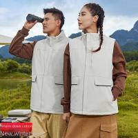 China Custom Logo Printed Thickened Down Cotton Vest Work Clothes for Casual and Active Wear for sale