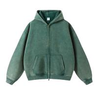 China Men's Batik Vintage Sweater with Oversized Fit and Fleece Lining in Distressed Cotton for sale