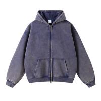 China Men's Batik Vintage Sweater with Oversized Fit and Fleece Lining in Distressed Cotton for sale