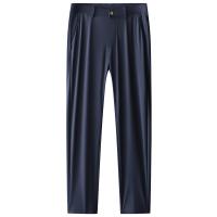 China Ice Silk Comfort Straight Fit Dress Pants Trousers for Men SOURCE Category Spot Goods for sale