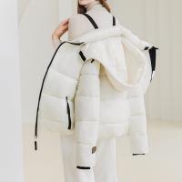 China Unisex Casual Print Mechanic Duck Down Winter Clothing Light Weight Feather Puffer Coat for sale