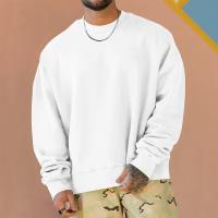 China Oversized Drop Shoulder Heavy Weight Print Men's Hoodies Sweatshirts Pullover Style for sale
