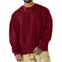 China Oversized Drop Shoulder Heavy Weight Print Men's Hoodies Sweatshirts Pullover Style for sale