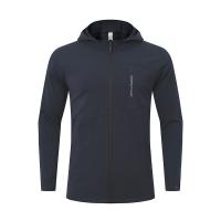 China Men's Zipper Hooded Jacket Casual Sports Knitted Cardigan with 3D Print Decoration for sale