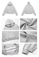China Men's Fleece Hoodie Cotton Heavy Weight Cropped Shoulder Boxy Tracksuits Hoodies For Men for sale