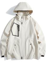 China Outdoor Winter Bike Racing Men's Jackets Regular Length Waterproof Detachable Hoodies for sale