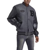 China Embroidery Decoration Knitted Men's Varsity Jacket for Winter and Autumn Collection for sale