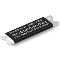 China 2512 Current Sense Shunt Resistor 2.5W Metal Film Chip Resistor 5m Ohm For Current Sensing for sale