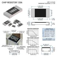 China 1.2 Ohm 1206 Chip Resistor 1W ±1% EAM Ellon High Precision SMD RoHS Compliant for sale