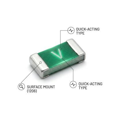 China 125V 3.2*1.6mm SMT Fuse Industrial Grade Circuit Protection High Quality RoHS Compliant for sale