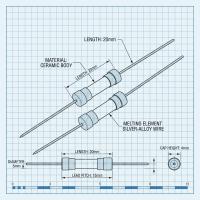 China 0.5A-30A 250V-600V Ceramic Tube Fuse WALTER Industrial Grade RoHS Compliant for sale