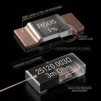 China 3mΩ(0.003 Ohm) 2512 Current Shunt Resistor 4W ±1% ESR Ellon High Precision SMD for sale