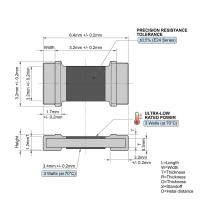 China 4mΩ(0.004 Ohm) 2512 Current Shunt Resistor 3W ±1% ESR Ellon High Precision SMD for sale