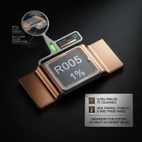 China 5mΩ(0.005 Ohm) 2512 Current Shunt Resistor 2.5W ±1% ESR Ellon High Precision SMD for sale