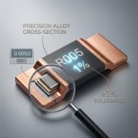 China 0.2mΩ(0.0002 Ohm) 3920 Current Shunt Resistor 12W ±1% ESR Ellon High Precision SMD for sale