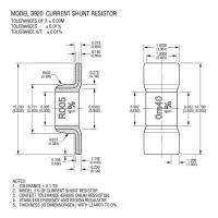 China 0.3mΩ(0.0003 Ohm) 3920 Current Shunt Resistor 8W ±1% ESR Ellon High Precision SMD for sale