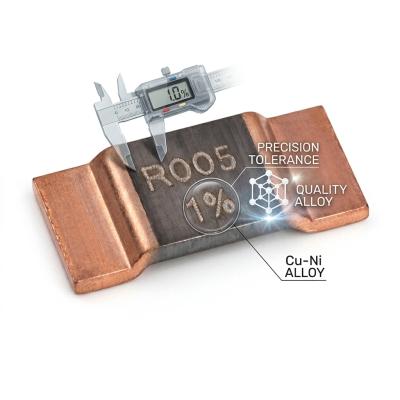 China 0.5mΩ(0.0005 Ohm) 3920 Current Shunt Resistor 9W ±0.5% ESR Ellon High Precision SMD for sale