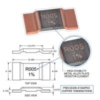 China 0.7mΩ(0.0007 Ohm) 3920 Chip Resistor 8W ±1% ESR Ellon High Precision SMD RoHS Compliant for sale