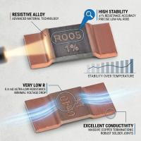 China 0.5mΩ(0.0005 Ohm) 3920 Current Shunt Resistor 9W ±0.5% ESR Ellon High Precision SMD for sale