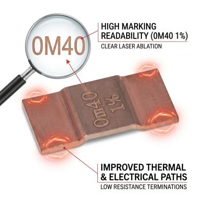 China 1.5mΩ(0.0015 Ohm) 3920 Current Shunt Resistor 8W ±1% ESR Ellon High Precision SMD for sale