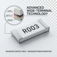 China 3m ohm（0.003 ohm） 1225(6.4mm*3.2mm) Wide Terminal Chip Resistor 3W ±1% HTE Walter for sale