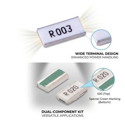 China 3m ohm（0.003 ohm） 1225(6.4mm*3.2mm) Wide Terminal Chip Resistor 3W ±1% HTE Walter for sale
