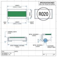 China 3m ohm（0.003 ohm） 1225(6.4mm*3.2mm) Wide Terminal Chip Resistor 3W ±1% HTE Walter for sale