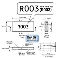 China 7m ohm（0.007 ohm） 1225(6.4mm*3.2mm) Current Shunt Resistor 3W ±1% HTE Walter for sale
