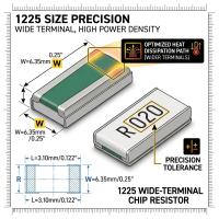 China 20m ohm（0.02 ohm） 1225 Wide Terminal Chip Resistor 3W ±1% HTE Walter High Precision SMD for sale