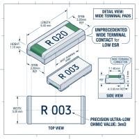 China 50m ohm（0.05 ohm） 1225(6.4mm*3.2mm) Wide Terminal Chip Resistor 3W ±1% HTE Walter for sale