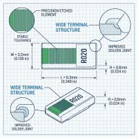 China 100m ohm（0.1 ohm） 1225 Wide Terminal Chip Resistor 3W ±1% HTE Walter High Precision SMD for sale