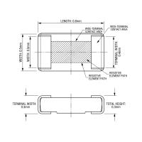 China 3m ohm（0.003 ohm） 0508 Wide Terminal Chip Resistor 1W ±1% HTE Walter High Precision SMD for sale