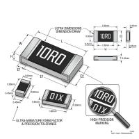 China 3Ω/3 Ohm 1206 Chip Resistor 1W ±1% EMA Ellon High Precision SMD RoHS Compliant for sale