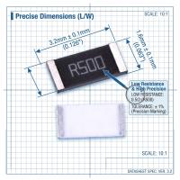 China 1.05Ω 1206 Chip Resistor 1W ±1% EMA Ellon High Precision SMD RoHS Compliant for sale