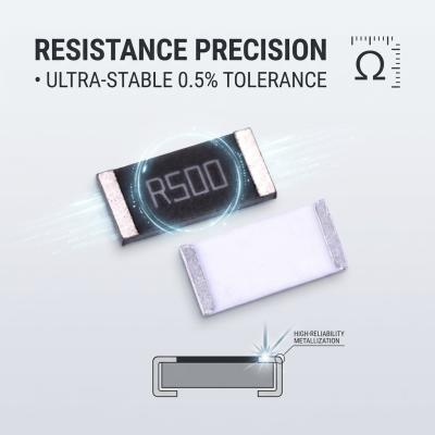 China 1.05Ω 1206 Chip Resistor 1W ±1% EMA Ellon High Precision SMD RoHS Compliant for sale