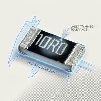 China 1.21Ω/1.21 Ohm 1206 Chip Resistor 1W ±1% EMA Ellon High Precision SMD RoHS Compliant for sale