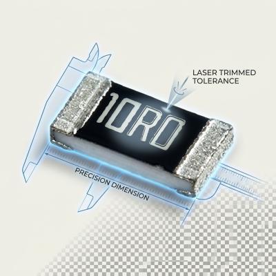 China 1.21Ω/1.21 Ohm 1206 Chip Resistor 1W ±1% EMA Ellon High Precision SMD RoHS Compliant for sale