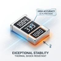 China 1.37Ω/1.37 Ohm 1206 Chip Resistor 1W ±1% EAM Ellon High Precision SMD RoHS Compliant for sale