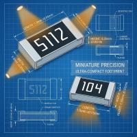 China 1.47Ω/1.47 Ohm 1206 Chip Resistor 1W ±1% EAM Ellon High Precision SMD RoHS Compliant for sale