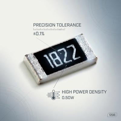 China 1.58Ω/1.58 Ohm 1206 Chip Resistor 1W ±1% EAM Ellon High Precision SMD RoHS Compliant for sale