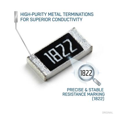 China 1.82Ω/1.82 Ohm 1206 Chip Resistor 1W ±1% EAM Ellon High Precision SMD RoHS Compliant for sale