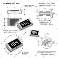 China 1.91Ω/1.91 Ohm 1206 Chip Resistor 1W ±1% EAM Ellon High Precision SMD RoHS Compliant for sale